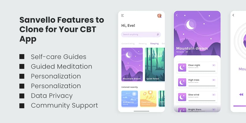 How to Develop a CBT App Like Sanvello?